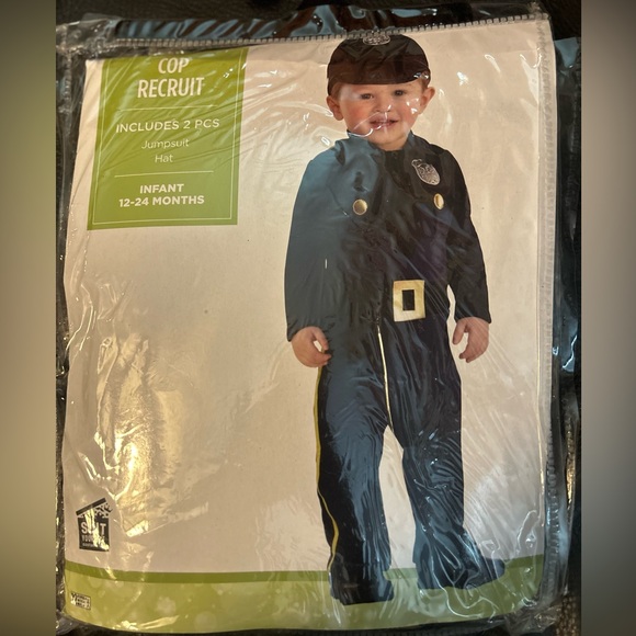 Costumes | New Halloween Costume Infant 2piece Cop Recruit Costume Us ...